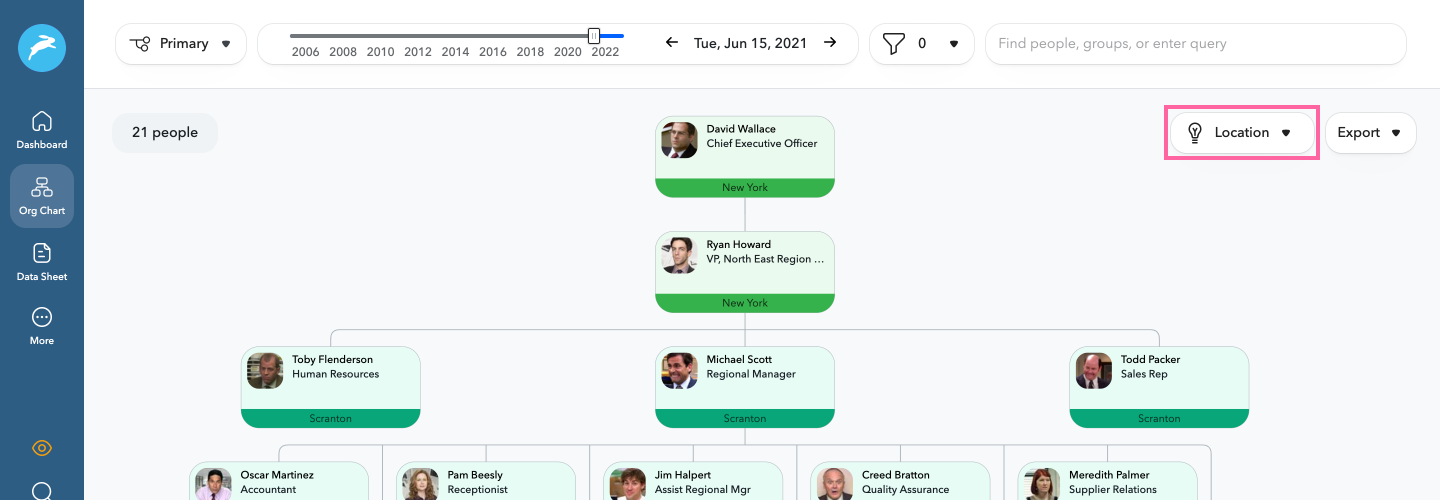 ChartHop Documentation - Org chart