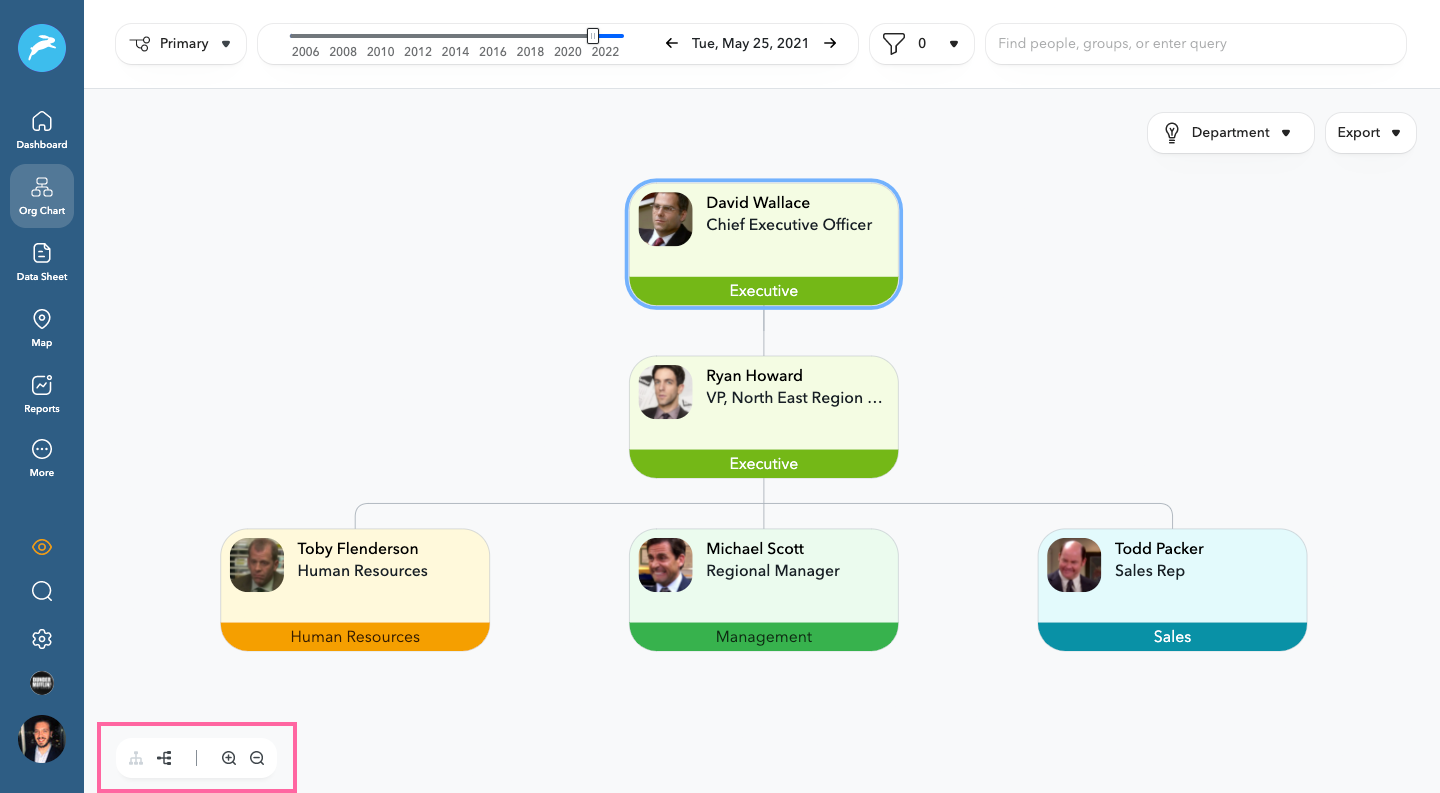 ChartHop Documentation - Org chart